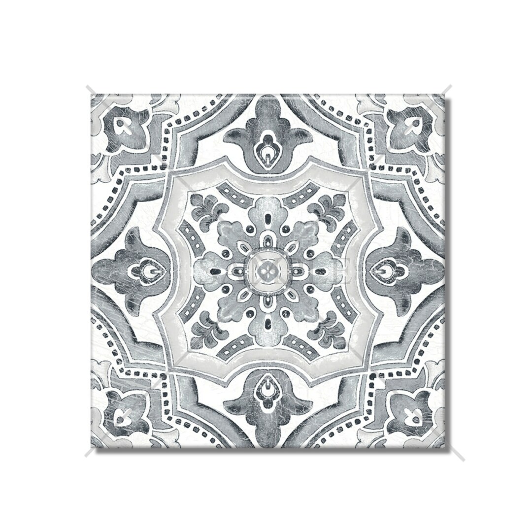 Blue Grey Ceramic Tile Vintage Design Kitchen Backsplash Tile - Ceramic ...