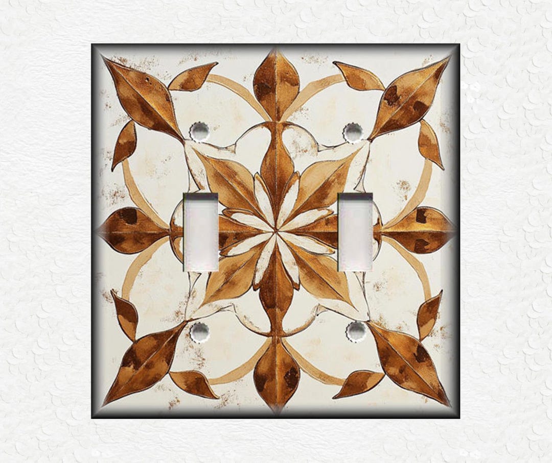 Decorative Patterned Metal Light Switch Plate Covers and Outlet Covers ...