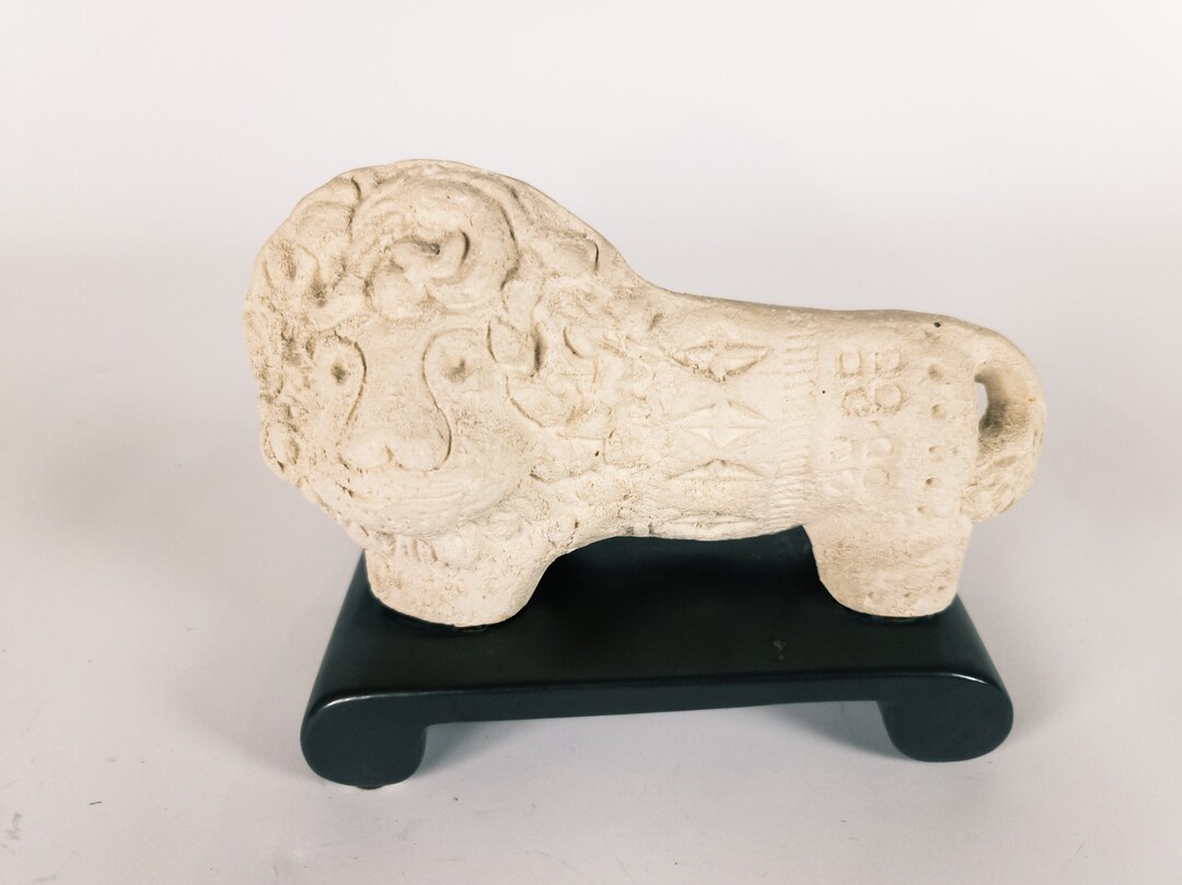 Bitossi Aldo Londi Lion Lion on Stand Unglazed Sculpture Flavio ...