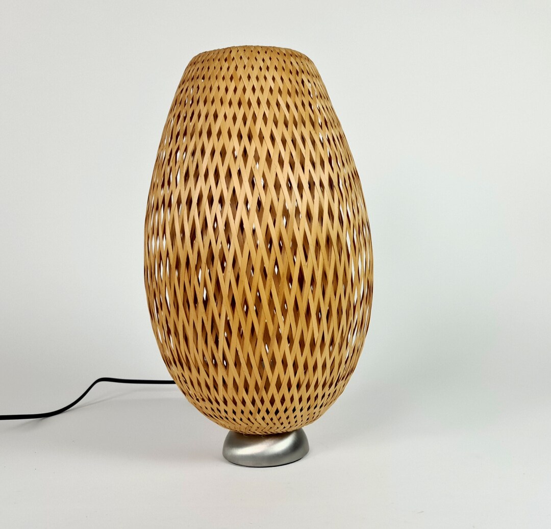 Ikea design - model Boja - design Maria Vinka - tafellamp - bamboe ...