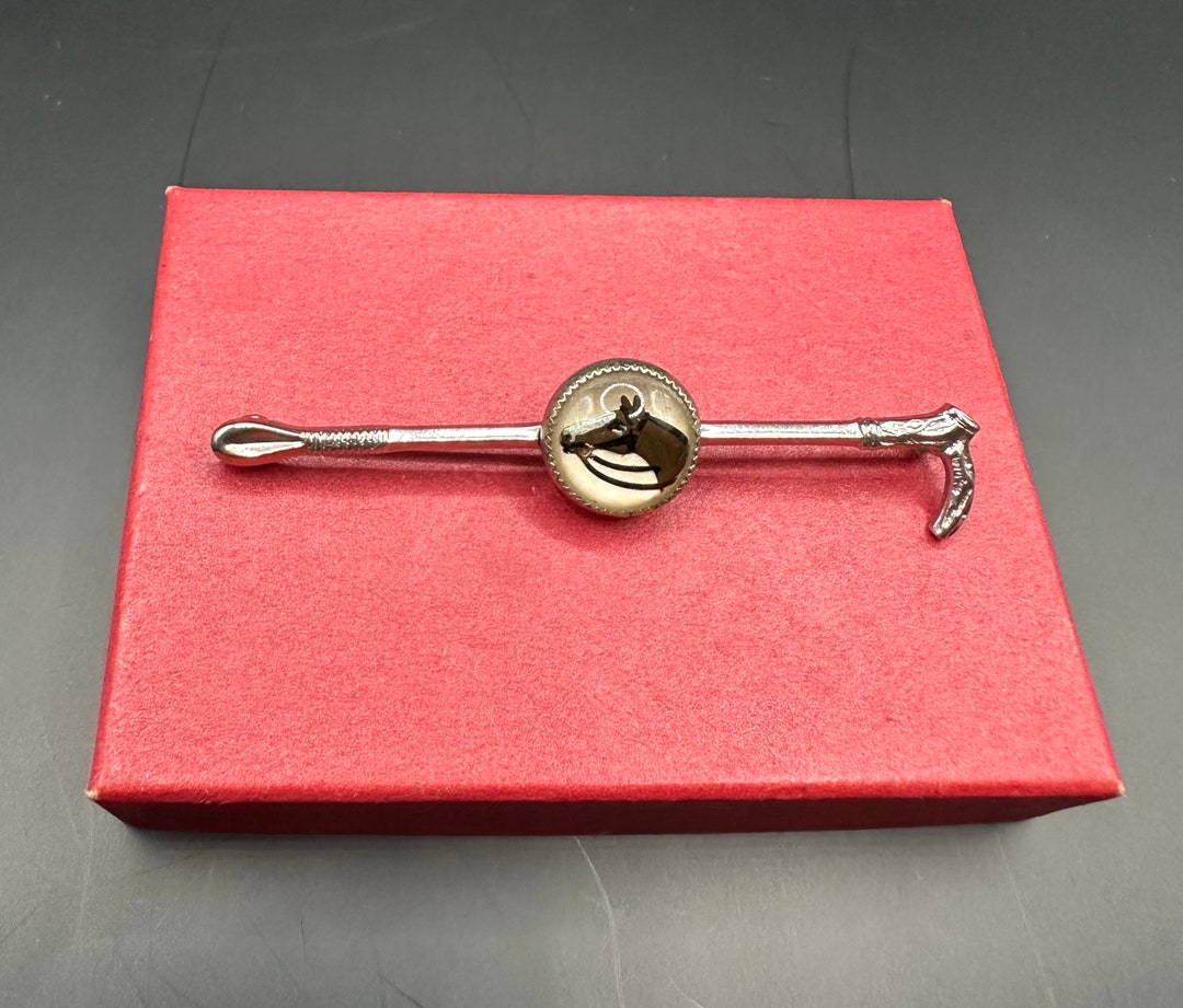 Dressage Stock Tie Pin, Vintage Intaglio - Etsy
