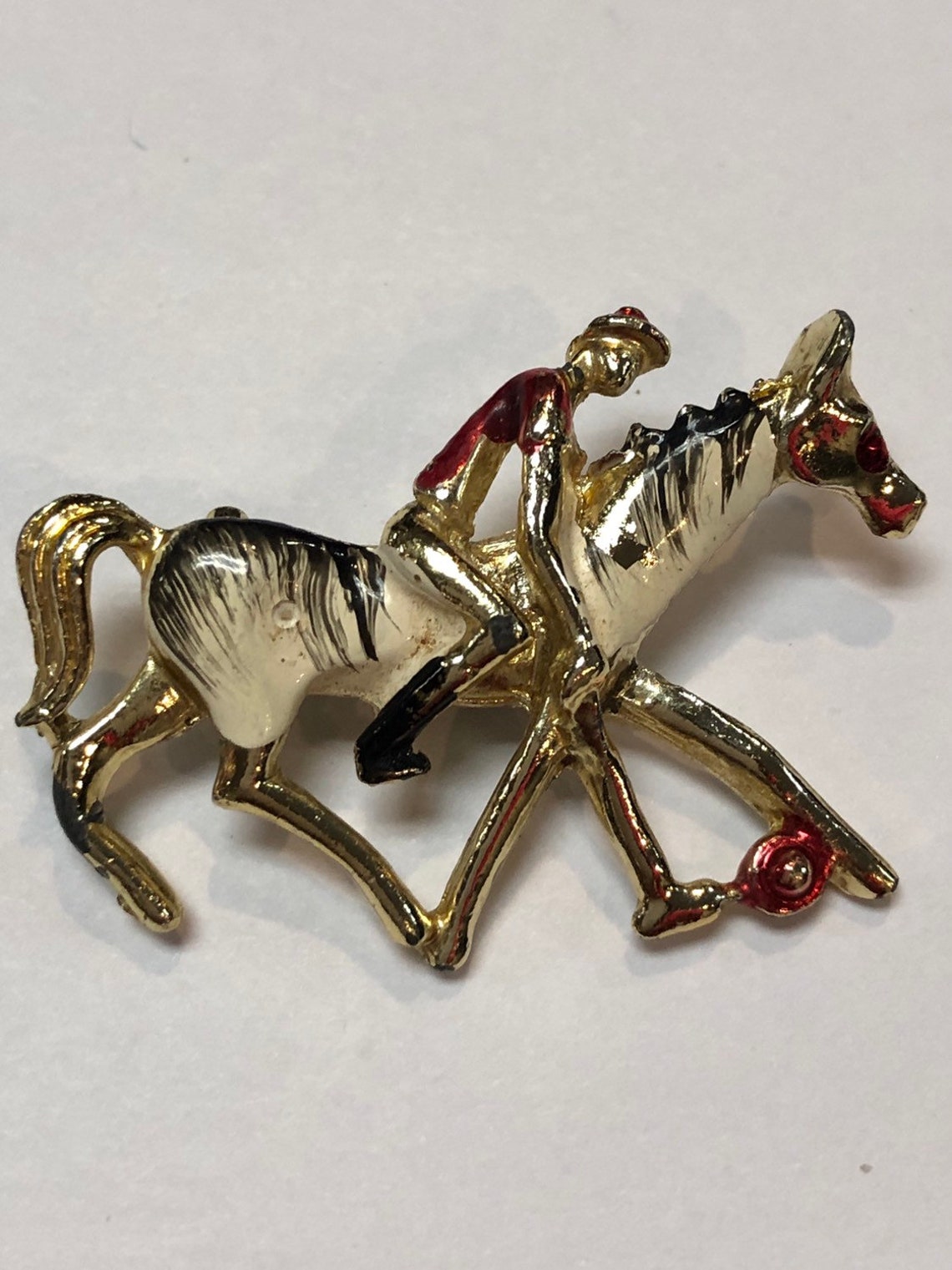 Dressage Stock Tie Pin, Vintage Polo - Etsy