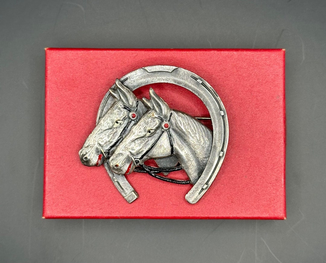 Dressage Stock Tie Pin, Vintage Uncas - Etsy
