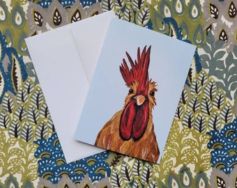 Chicken Note Cards Set of 10 With Matching Envelopes - Etsy