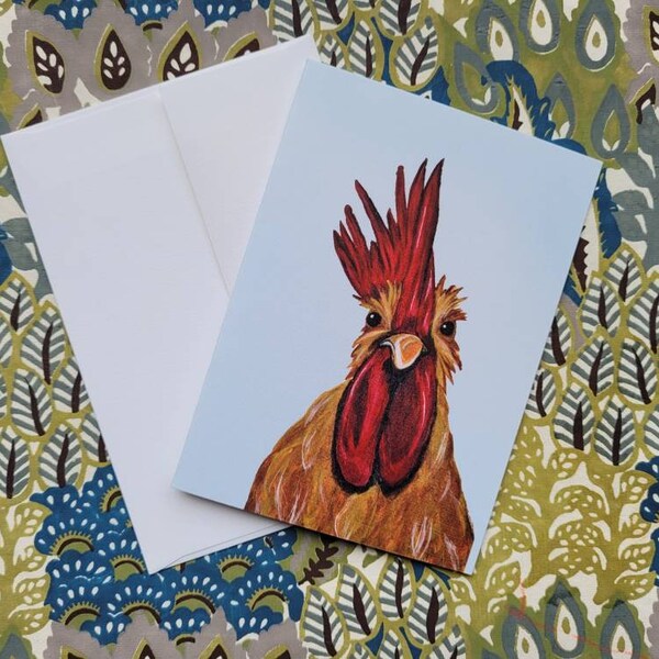 Chicken Card - Etsy