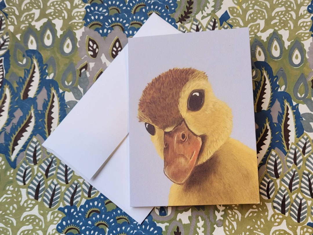 Baby Duck Note Cards Adorable Duckling Cards Blank Note - Etsy
