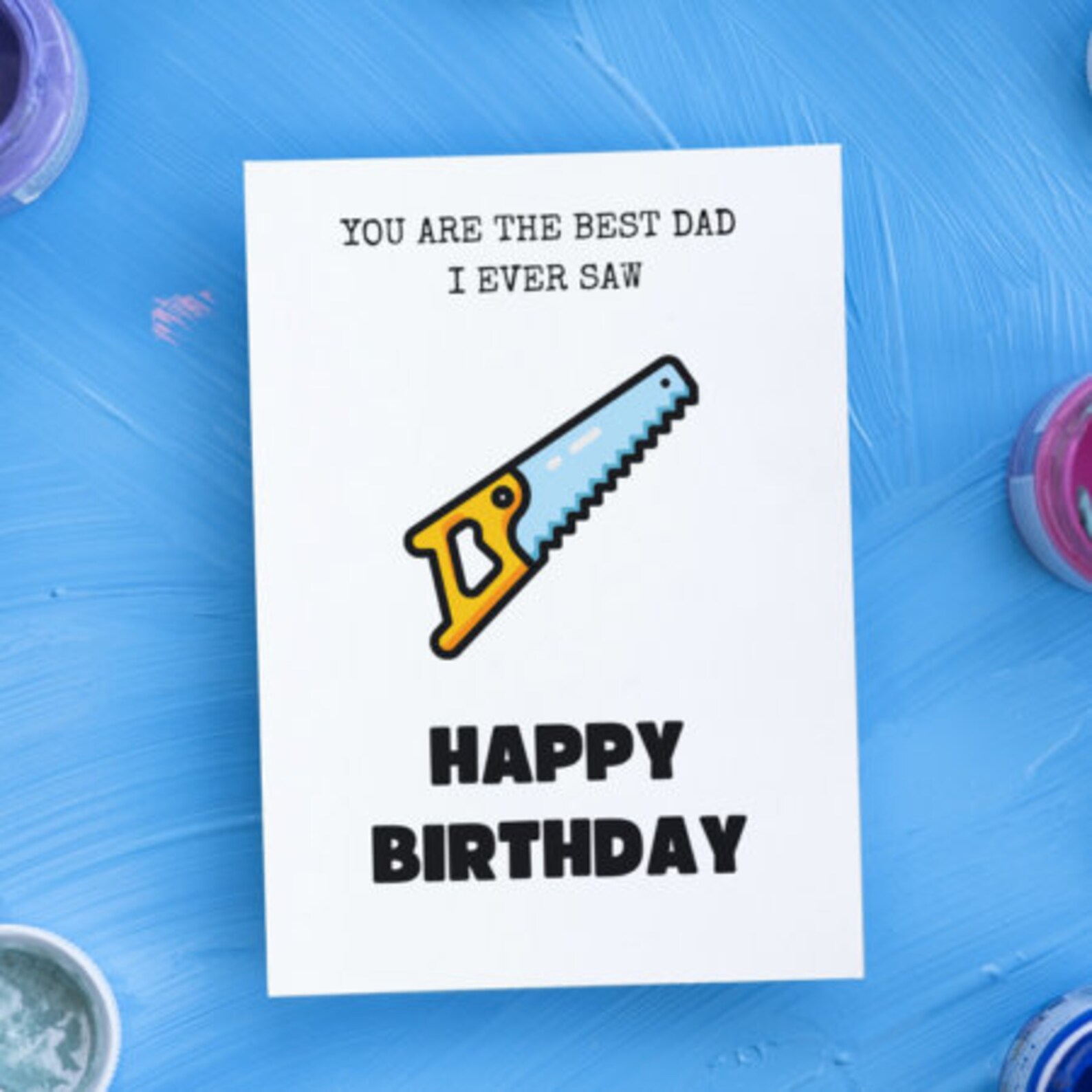 Birthday Card for Dad, Happy Birthday Dad Card, Funny Dad Birthday Card ...