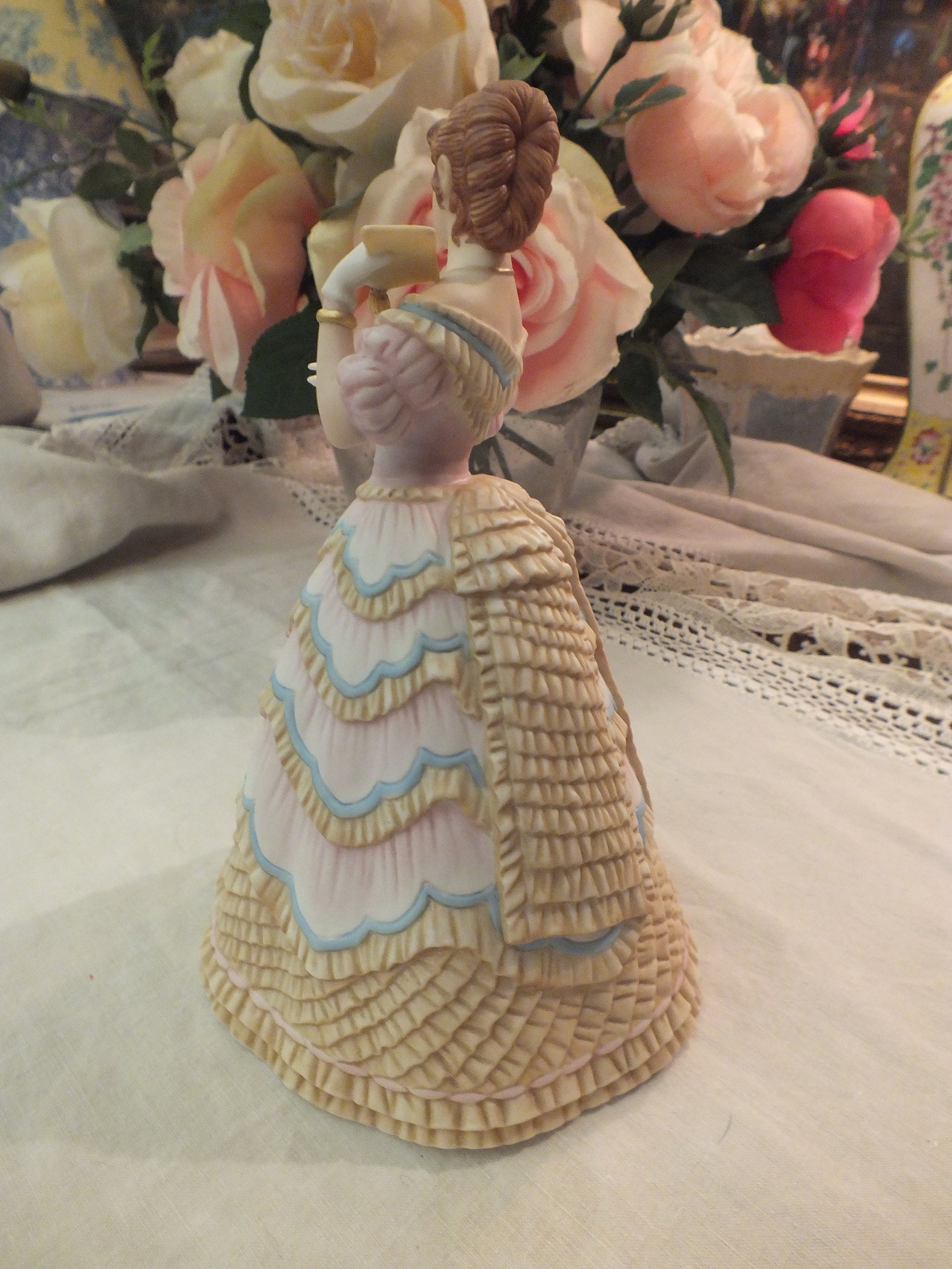 Figurine by Lenox the Belle of the Ball Porcelain Sculpture Wearing a ...