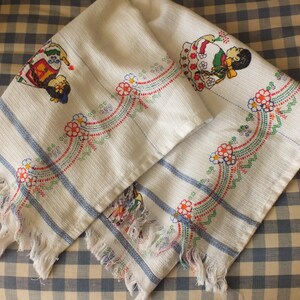 Guatemala Kitchen Towel Native Women With Flowers and Candles Cotton ...