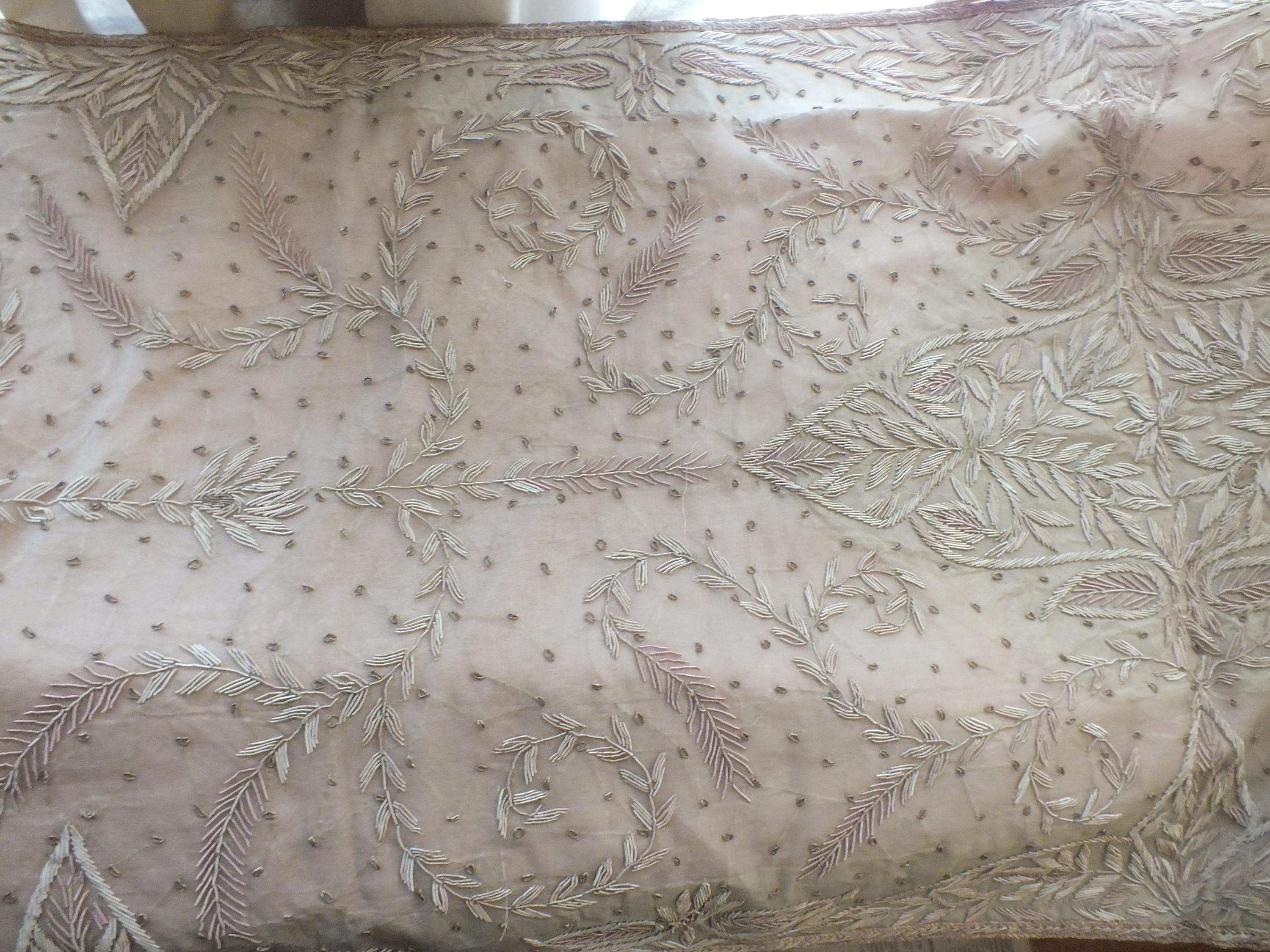 Gorgeous Beaded Table Runner in a Light Pink - Hand Beaded - Etsy