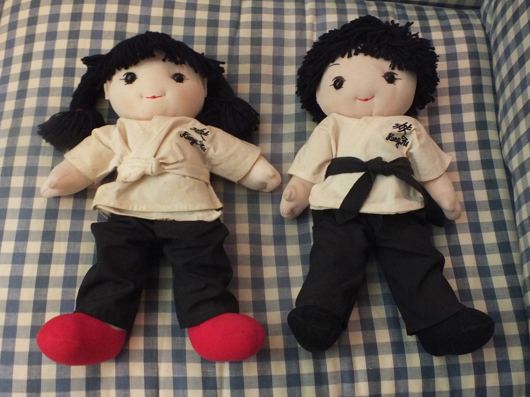Kung Fu Rag Dolls Boy and Girl Karate Dolls - Etsy