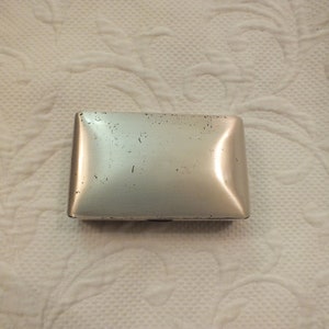 Vintage 1940's Makeup Compact by Elgin American Silver Gold, Large ...