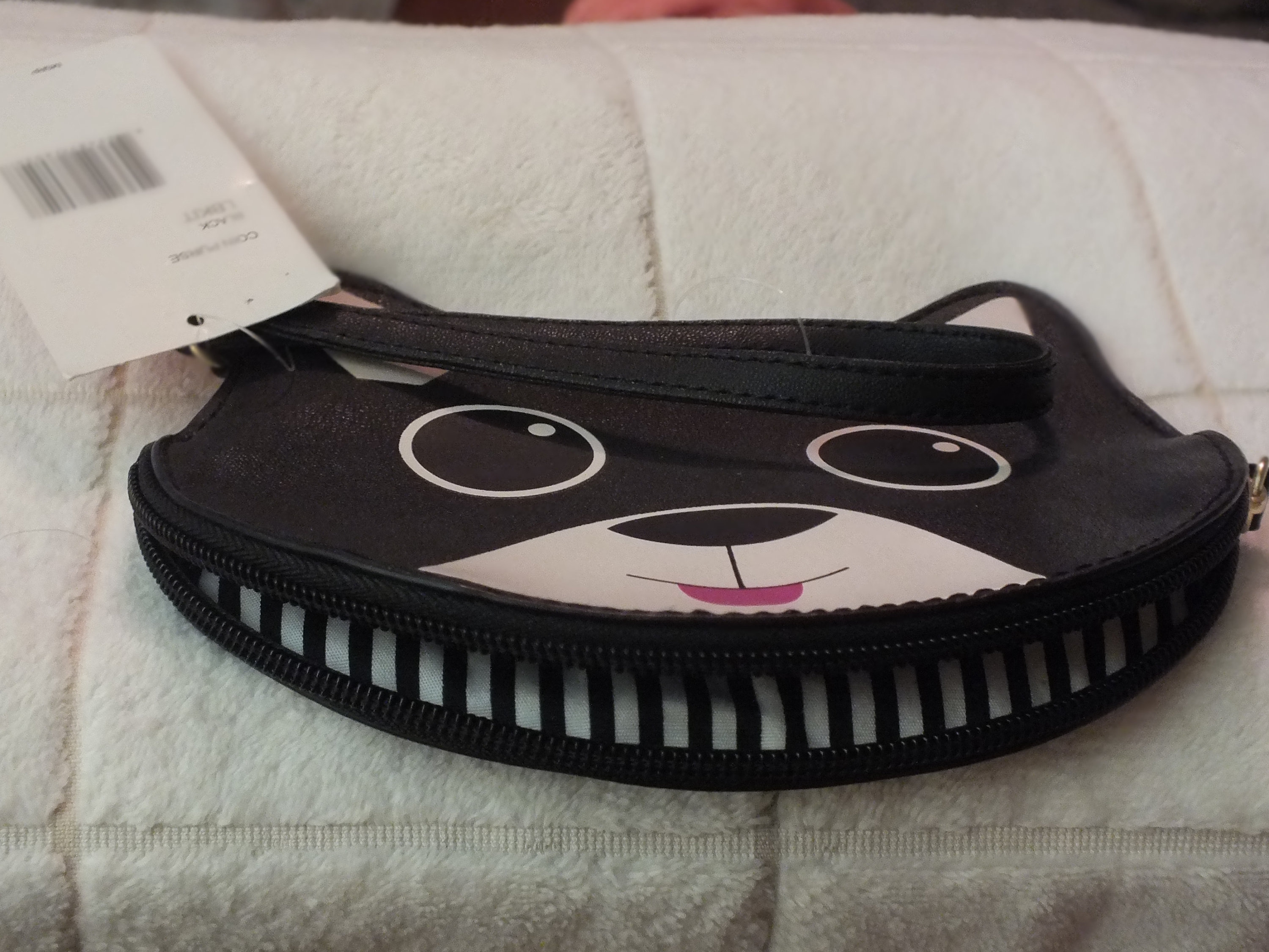Betsey Johnson Black White Kitty Cat Coin Purse - Etsy