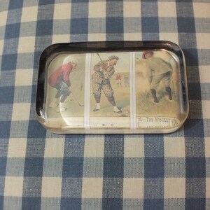 Vintage Golf Paperweight- Fermacarta England - Etsy