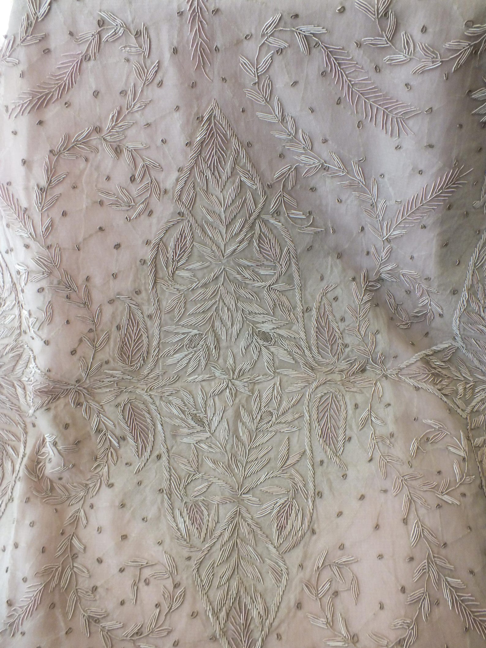 Gorgeous Beaded Table Runner in a Light Pink - Hand Beaded - Etsy