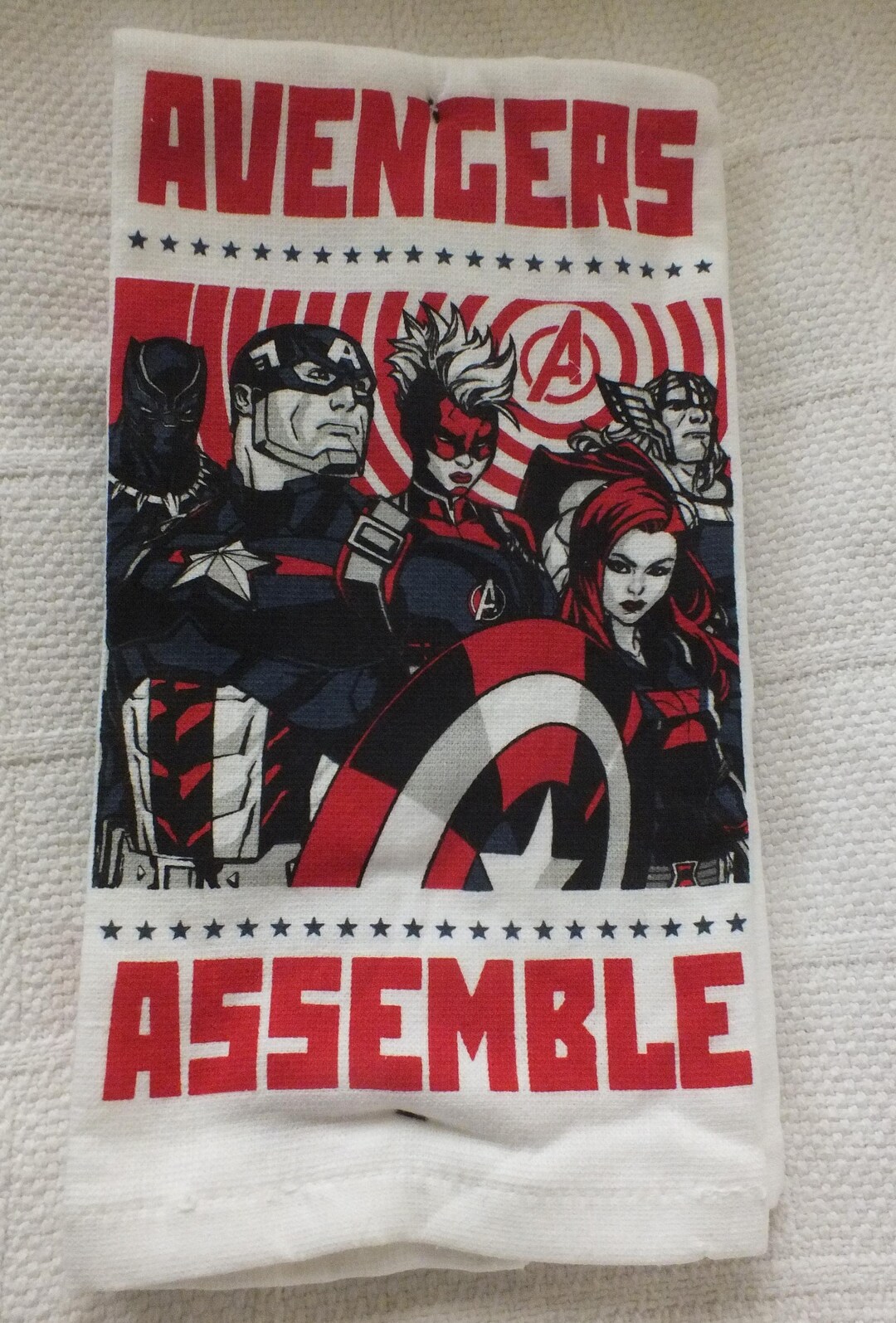 Super Hero Kitchen Towels 2 Towels Avengers 100% Cotton 16" X 26" - Etsy