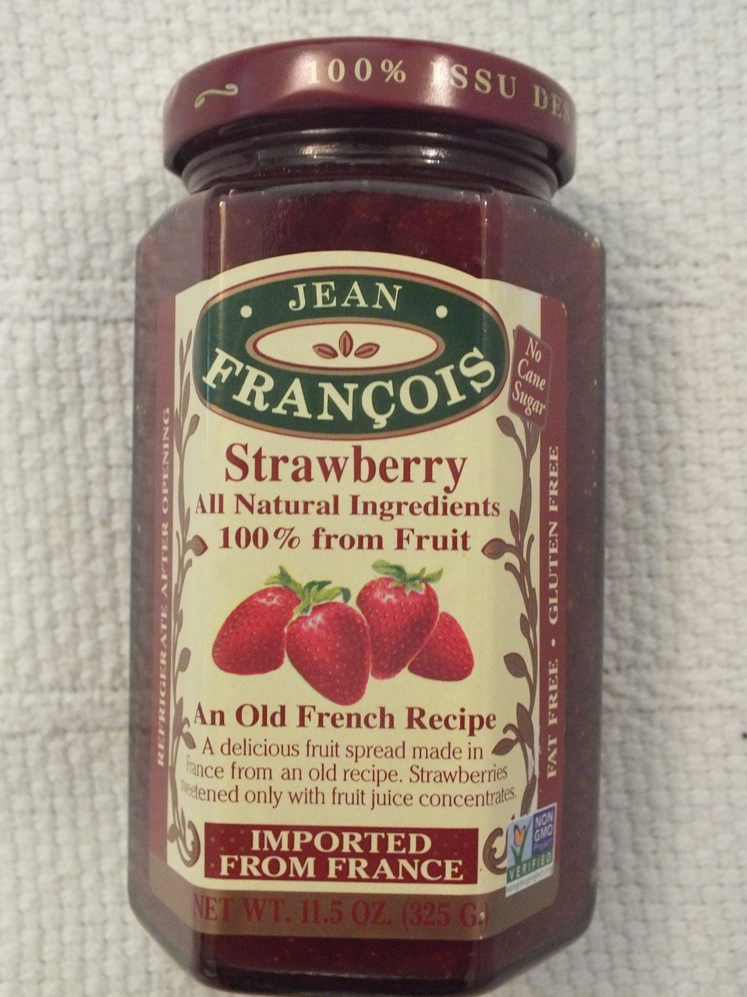 French Strawberry Jam Jean Francois Imported From France Gluten Free ...