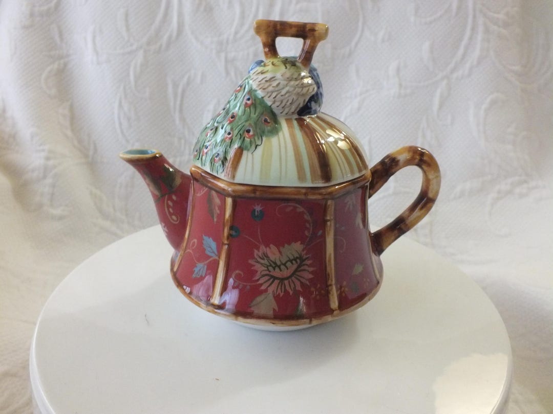 Asian Style Teapot by Tracy Porter Hand Painted the Artesian Road ...