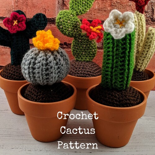 Cactus Cat Crochet Pattern Pin Cushion/decoration PDF File - Etsy