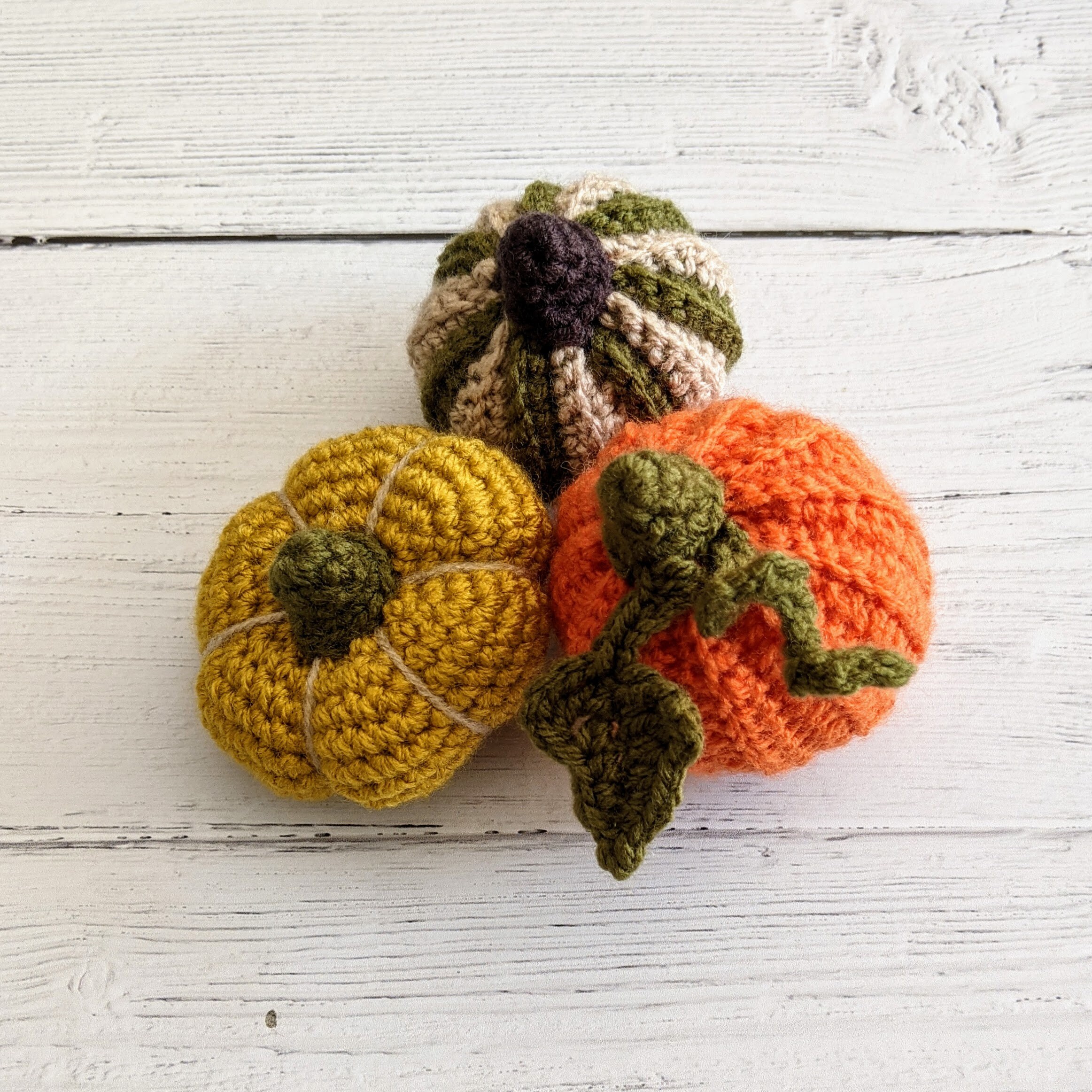 Crochet Pumpkin Pattern Digital Download (three Different Styles of ...