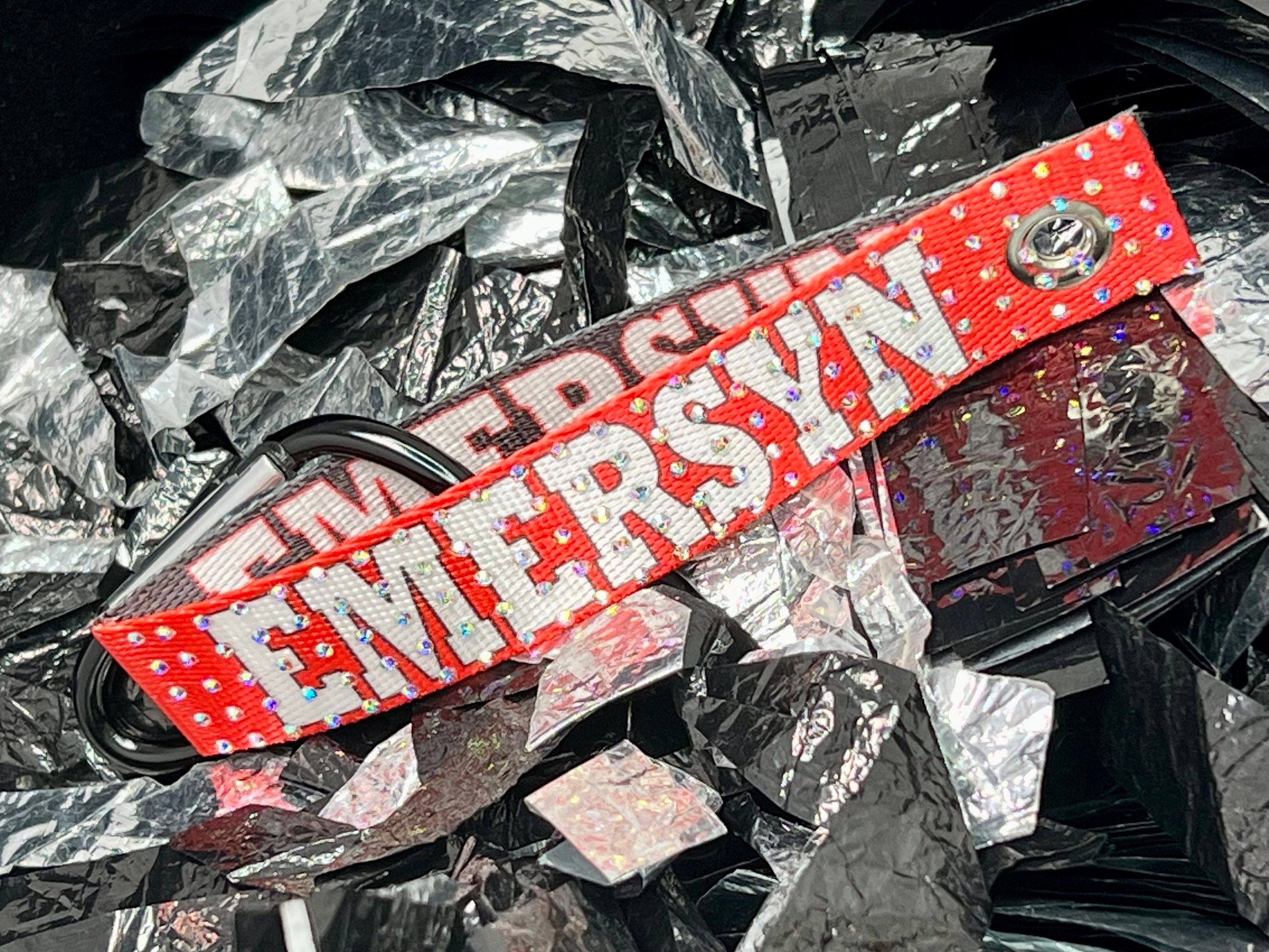 Bring It & Bring It Bling! Custom Nylon Pom Pom and Name Handle Tags - Etsy