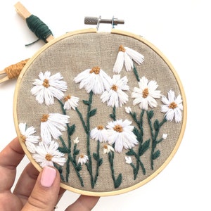 PDF DIGITAL Pattern Wild Daisies DIY - Thread Unraveled - Beginner ...