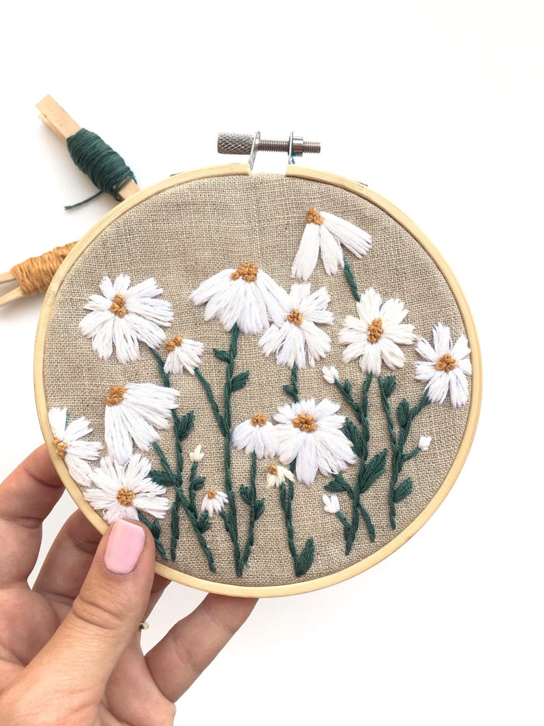 PDF DIGITAL Pattern Wild Daisies DIY Thread Unraveled - Etsy UK