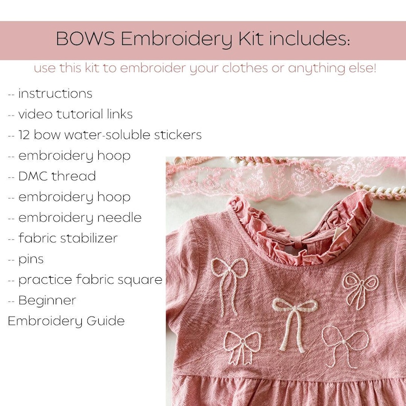Bows Stick and Stitch Embroidery Designs - Embroidered Clothing ...