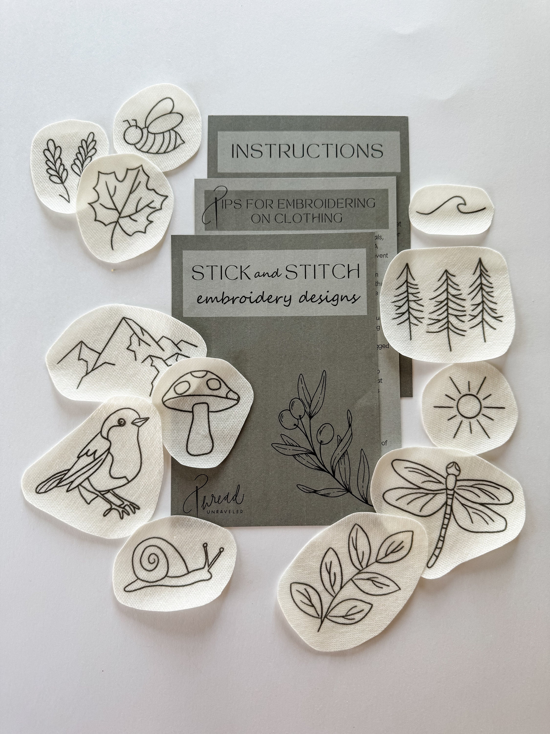 Nature Theme Stick and Stitch Embroidery Designs for Boys and Girls ...