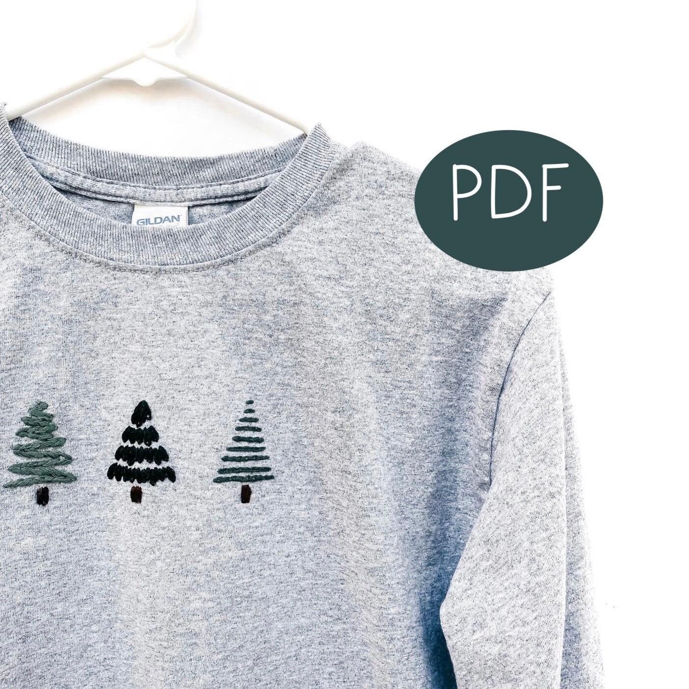 PDF DIGITAL Pattern Winter Trees DIY Thread Unraveled - Etsy