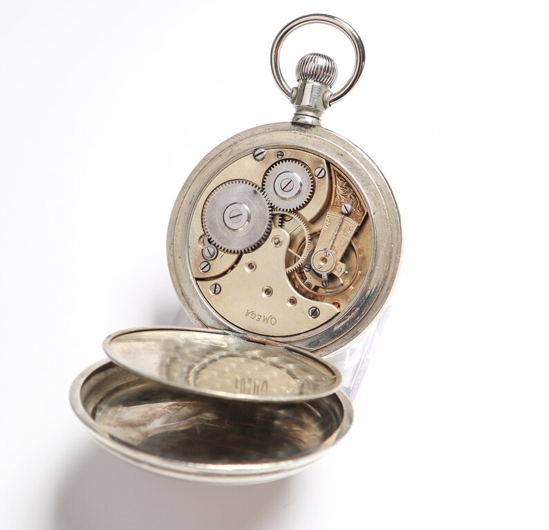 Vintage Railroad Omega Pocket Watch: Swiss Made, 1920s - Etsy