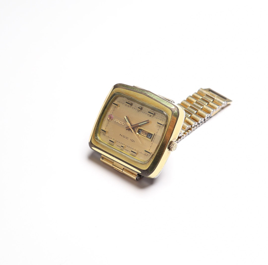 Vintage Rare Rado NCC 101, TV Shape Jumbo Automatic - Watch From 1970s ...