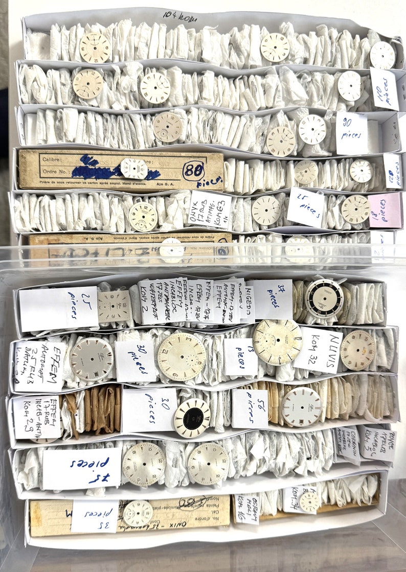 A Huge LOT of Over 900 Different Swiss Made Dials - Etsy