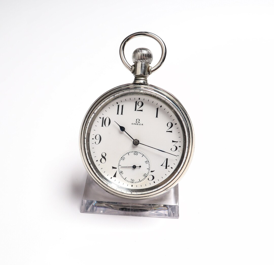 Rare Huge Vintage Railroad Omega Swiss Pocket Watch Omega Watch From ...
