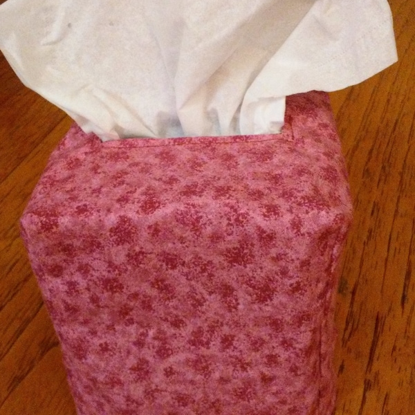 Tissue Box Cover, Square, Bold Swirls on Red Fabric Square Tissue Box ...