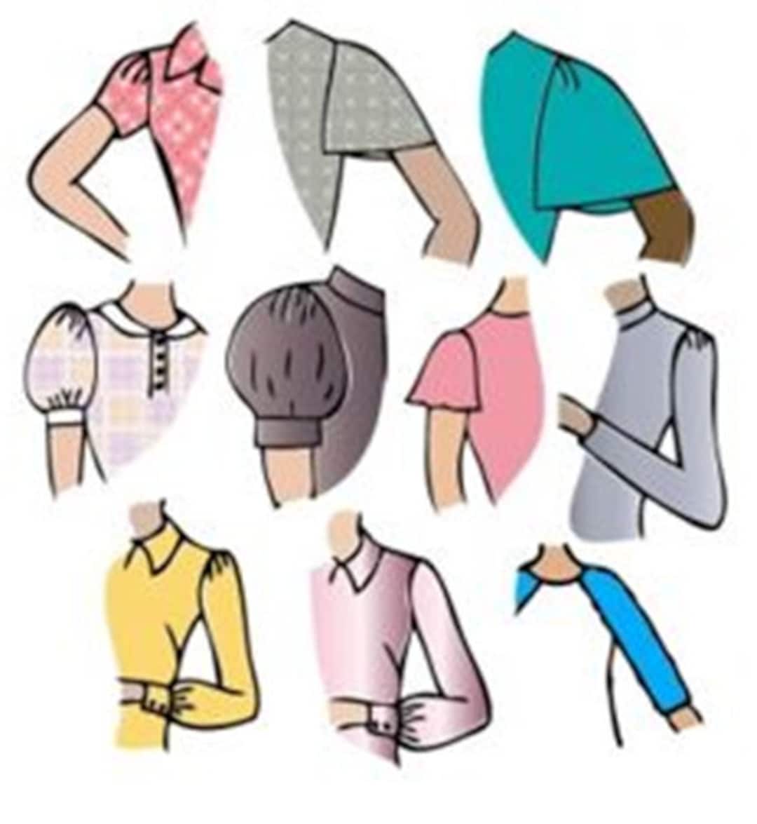 How to Make 10 New Sleeve Styles From ONE Basic Girls Plus Size 8-12 ...