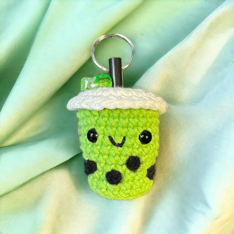 Small Boba Charm Keychain Crochet Pattern - Etsy