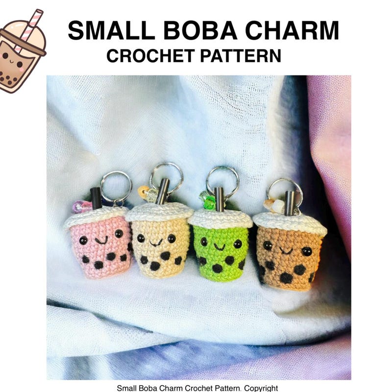 Boba Tea Keychain - Etsy