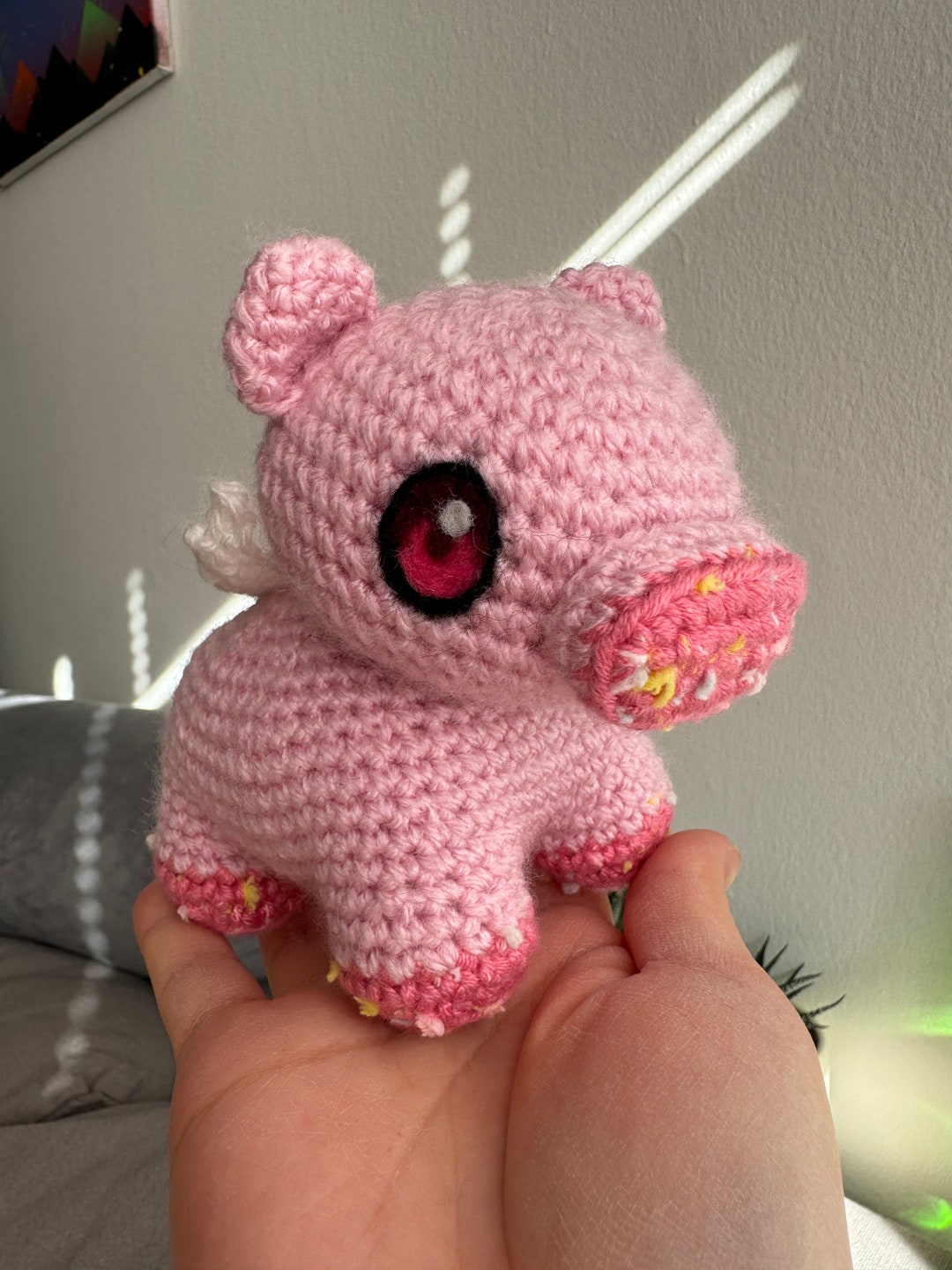 Crochet Amigurumi Flying Pig - Etsy
