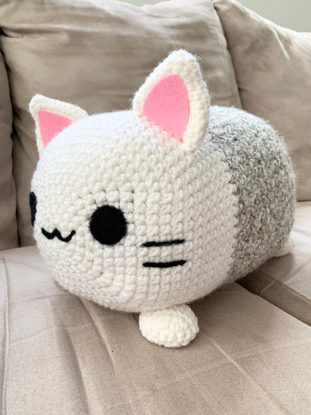 Cubed Cat Plush Crochet Pattern - Etsy
