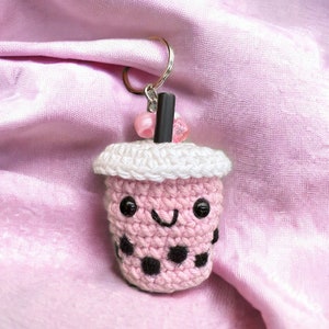 Small Boba Charm Keychain Crochet Pattern - Etsy