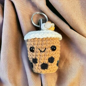 Small Boba Charm Keychain Crochet Pattern - Etsy