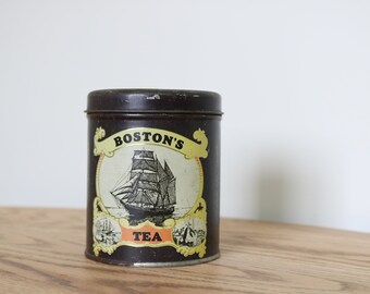 Boston Tea Tin - Etsy