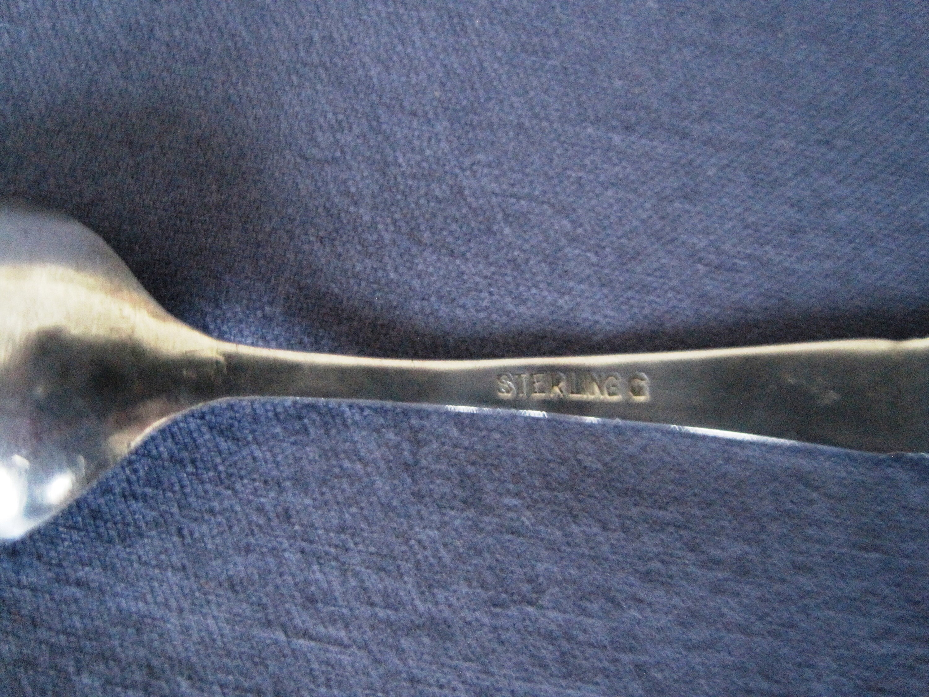Spoon; Sterling Silver Souvenir Spoon of Columbus, Ohio With Floral ...