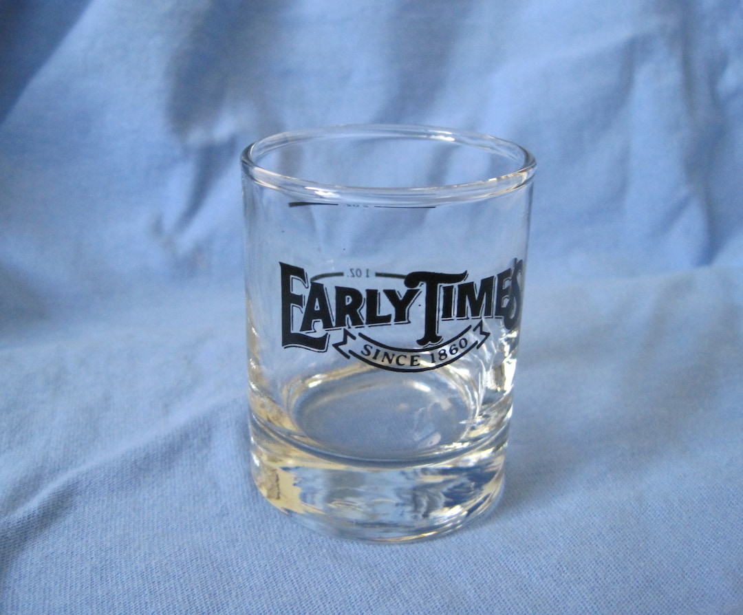 Early Times Whiskey Shot Glass Perfect for Your Wet Bar or Drinks Cart ...