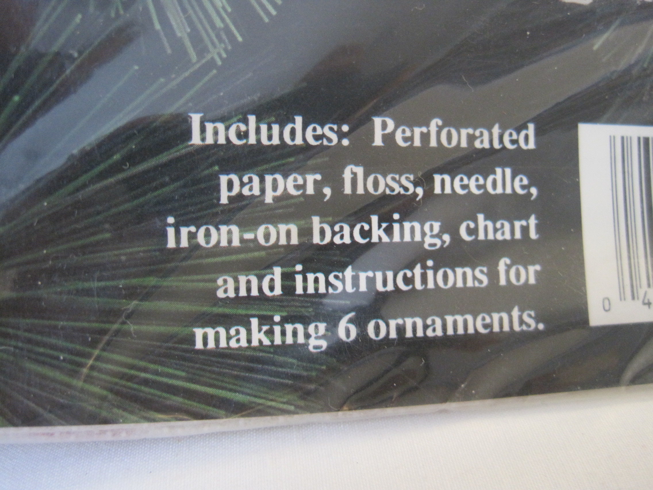 Ornaments; Craft Kit; Christmas Craft Kit; Perforated Paper Counted ...