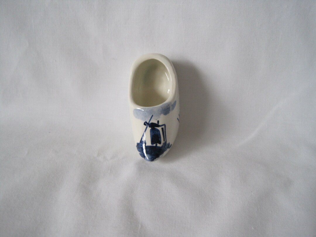 Miniature Delft Blue Pottery Clog "wooden Shoe"; Perfect for That ...