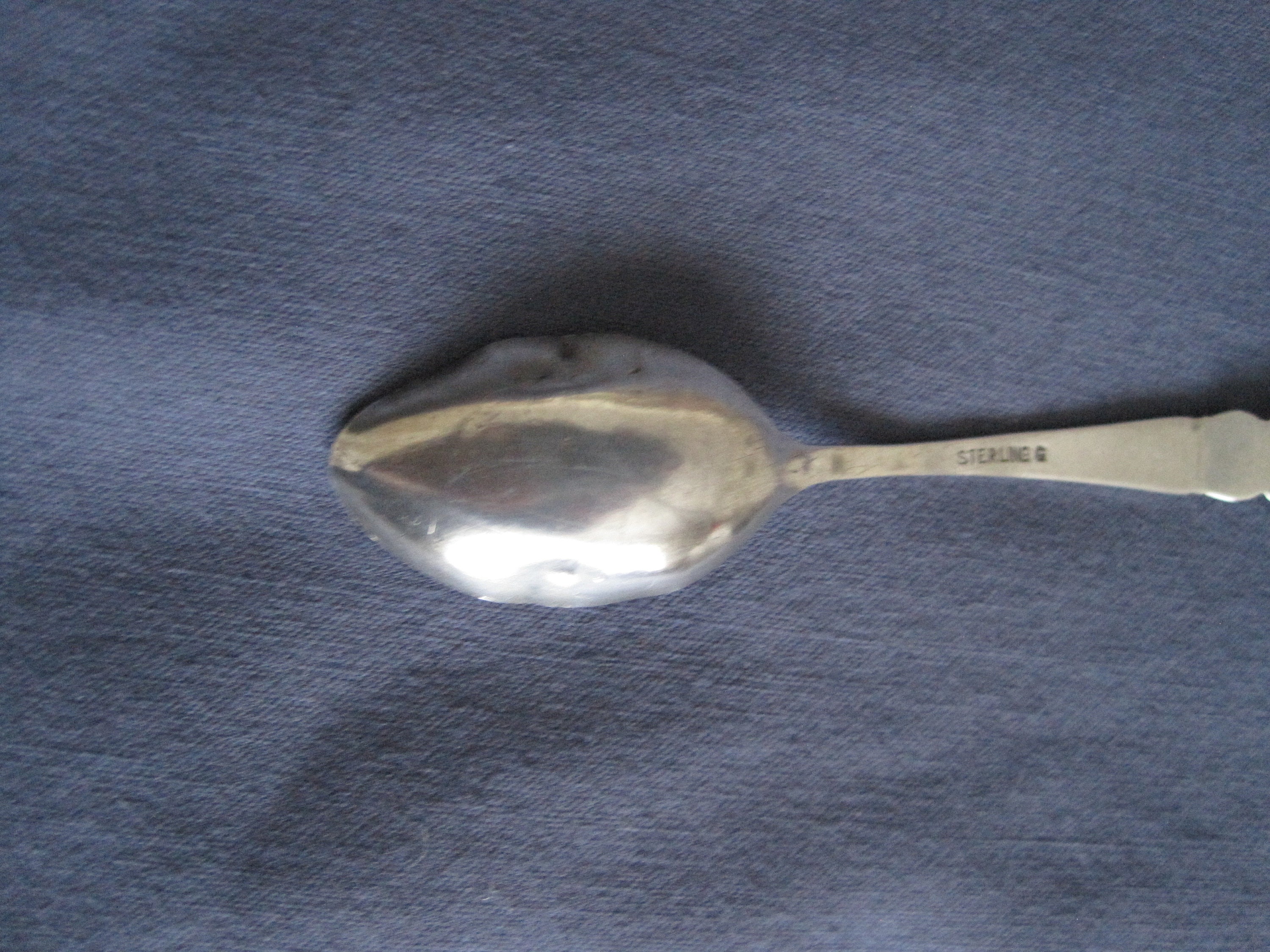 Spoon; Sterling Silver Souvenir Spoon of Columbus, Ohio With Floral ...
