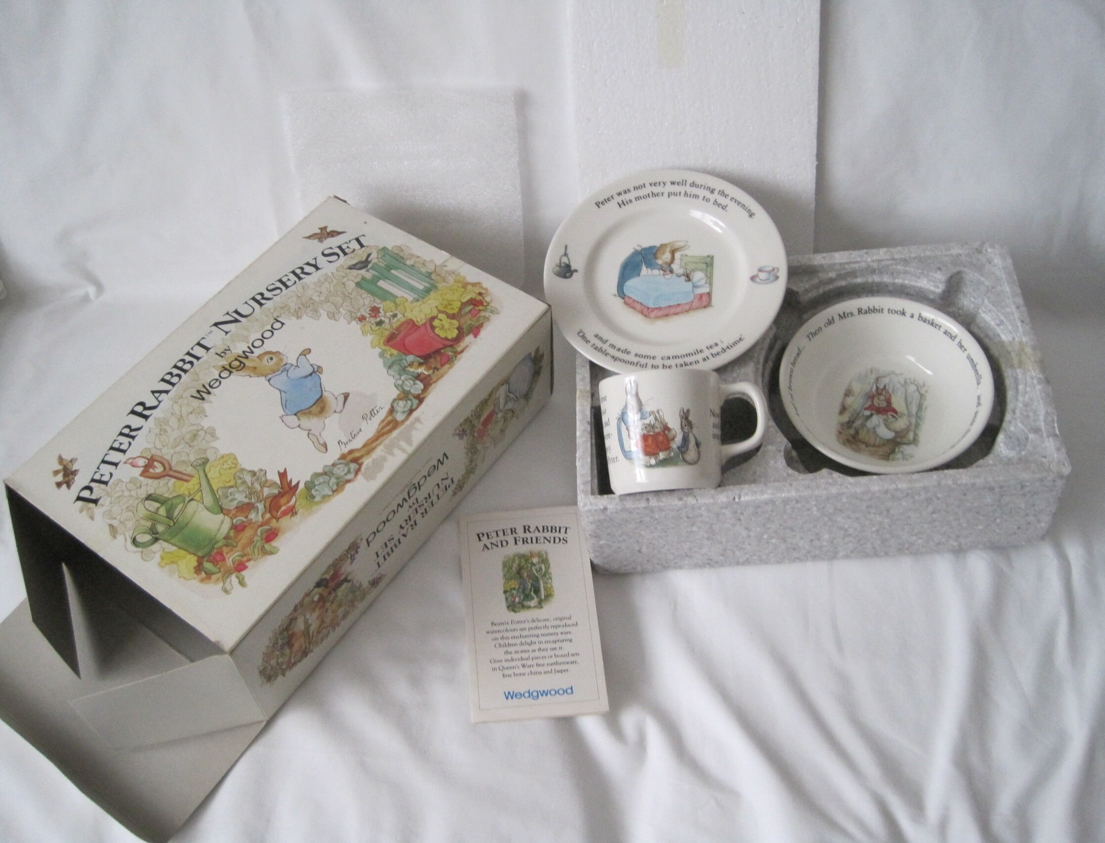 Peter Rabbit Nursery Baby Child Dish Set Bowl Cup and - Etsy