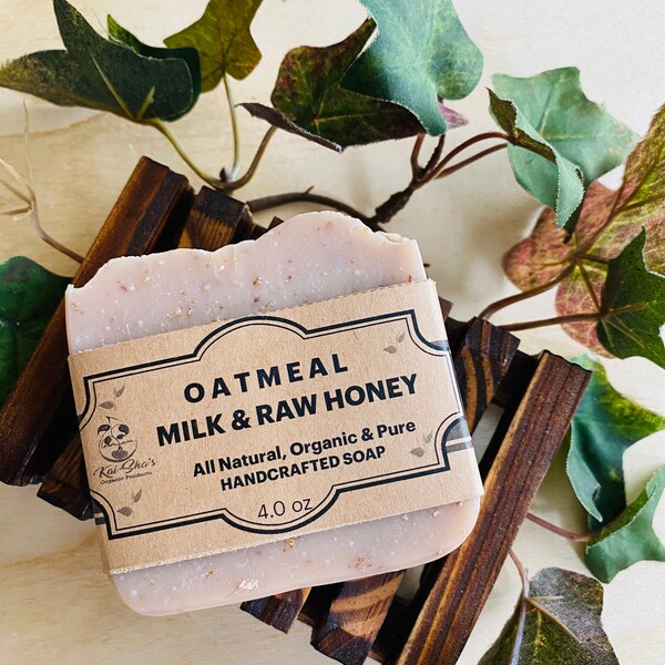 Natural Soap Honey and Oatmeal - Etsy